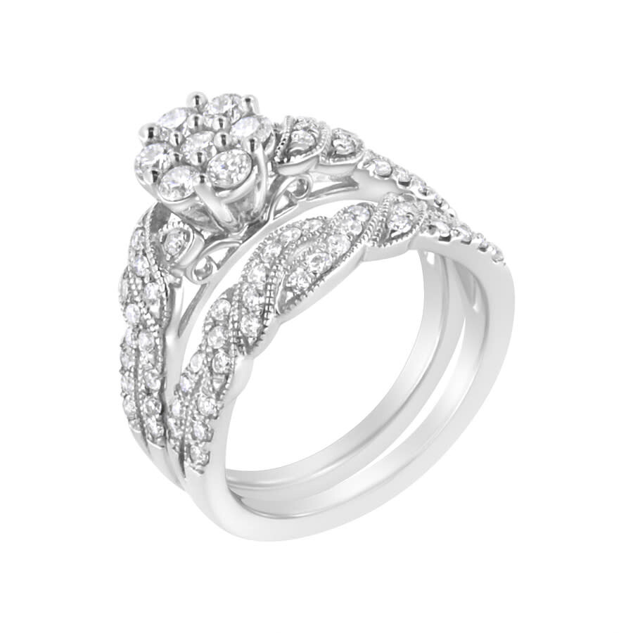 Haus Of Brilliance .925 Sterling Silver 1 cttw Lab-Grown Diamond ...