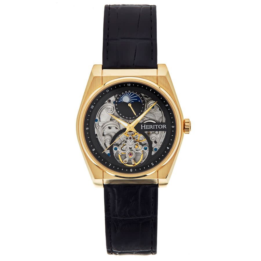 Heritor Daxton Black Dial Men's Watch HERHS3004 840148809963 - Watches ...