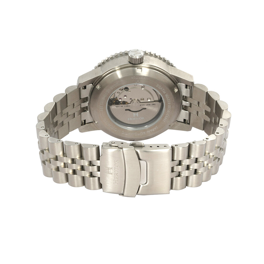 Heritor Dominic Automatic Black Dial Men's Watch HERHR9805 840148800472 ...