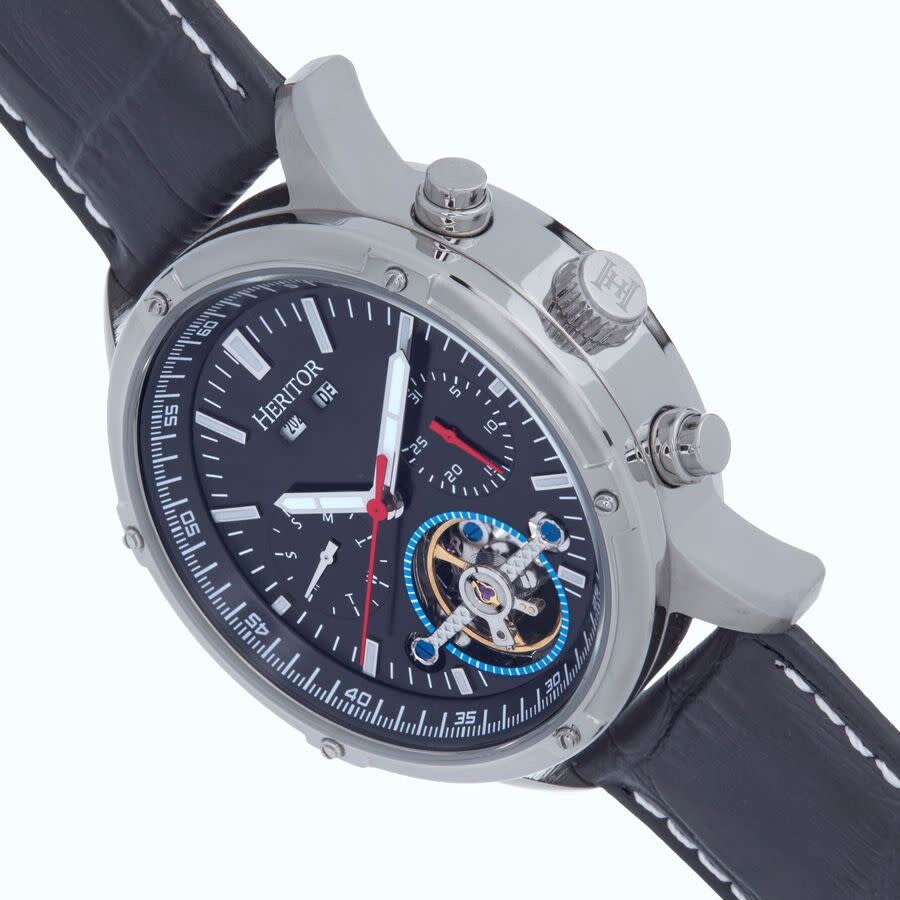 Heritor Wilhelm Black Dial Men's Watch HERHS2105 840148807044 - Watches ...