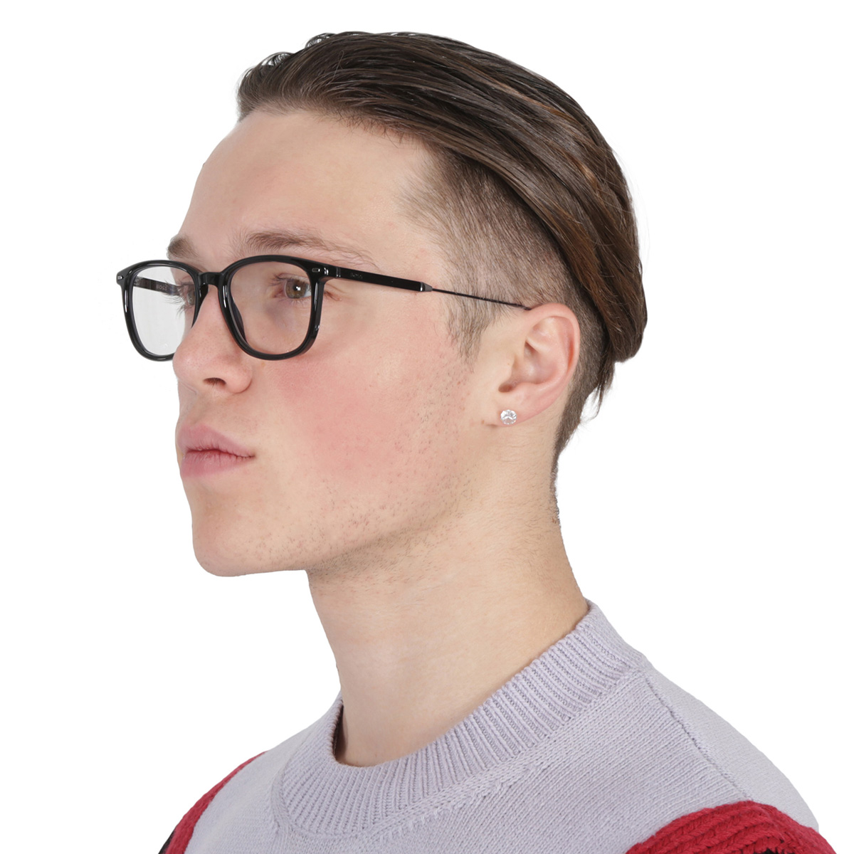 Hugo Boss Blue Light Block Rectangular Men's Eyeglasses BOSS 1359/BB ...