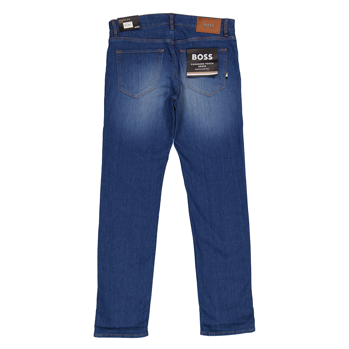 Hugo Boss Bright Blue Italian Denim Regular-Fit Jeans, Waist Size W30 ...