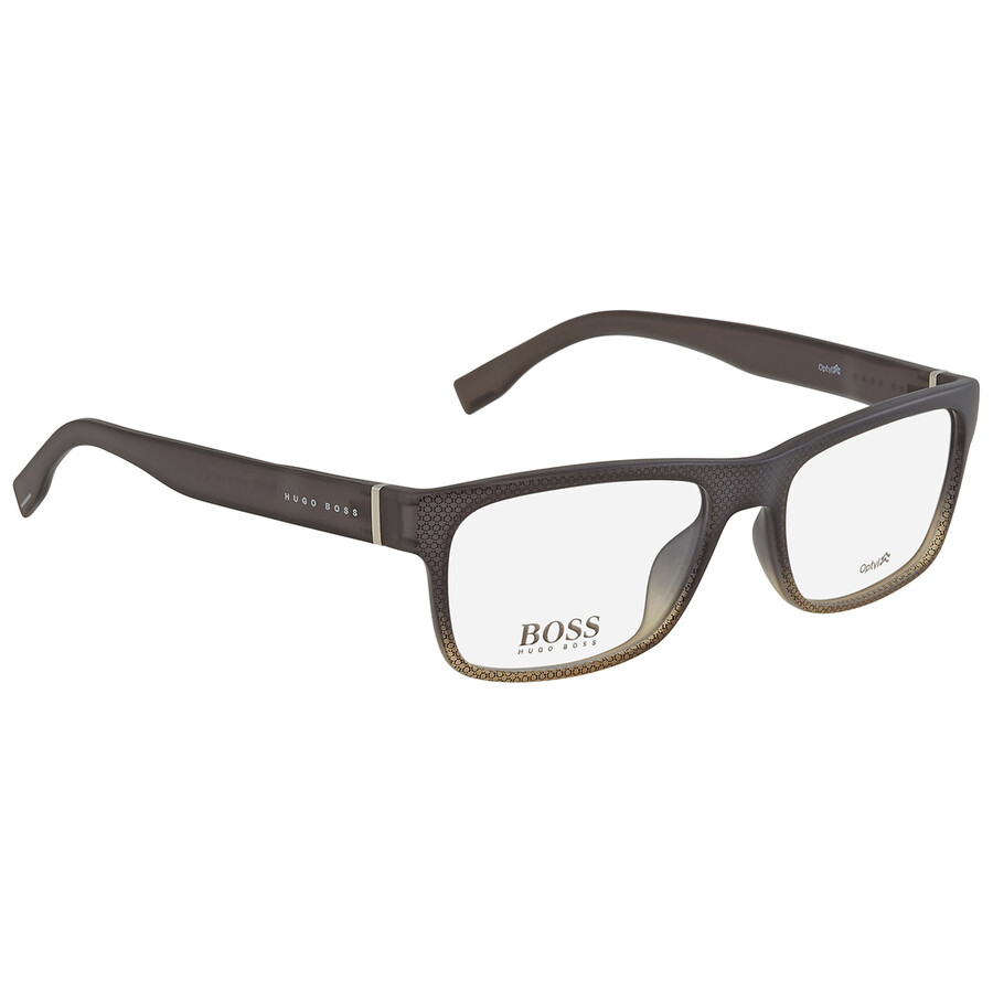 Hugo Boss Demo Rectangular Men's Eyeglasses BOSS 0729 0KAC 54 ...