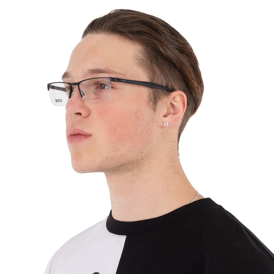 Hugo Boss Demo Rectangular Men's Eyeglasses BOSS 1080 0003 56 ...