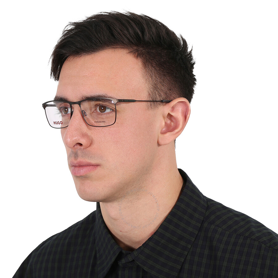 Hugo Boss Demo Rectangular Mens Eyeglasses Hg 1182 0svk 56 716736721828 Eyeglasses Jomashop