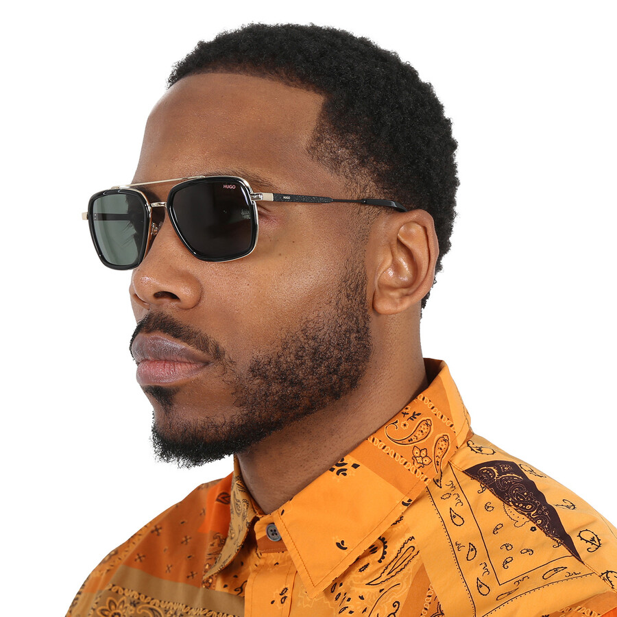 Hugo Boss Green Navigator Men's Sunglasses HG 0306/S 0807/QT 53 ...