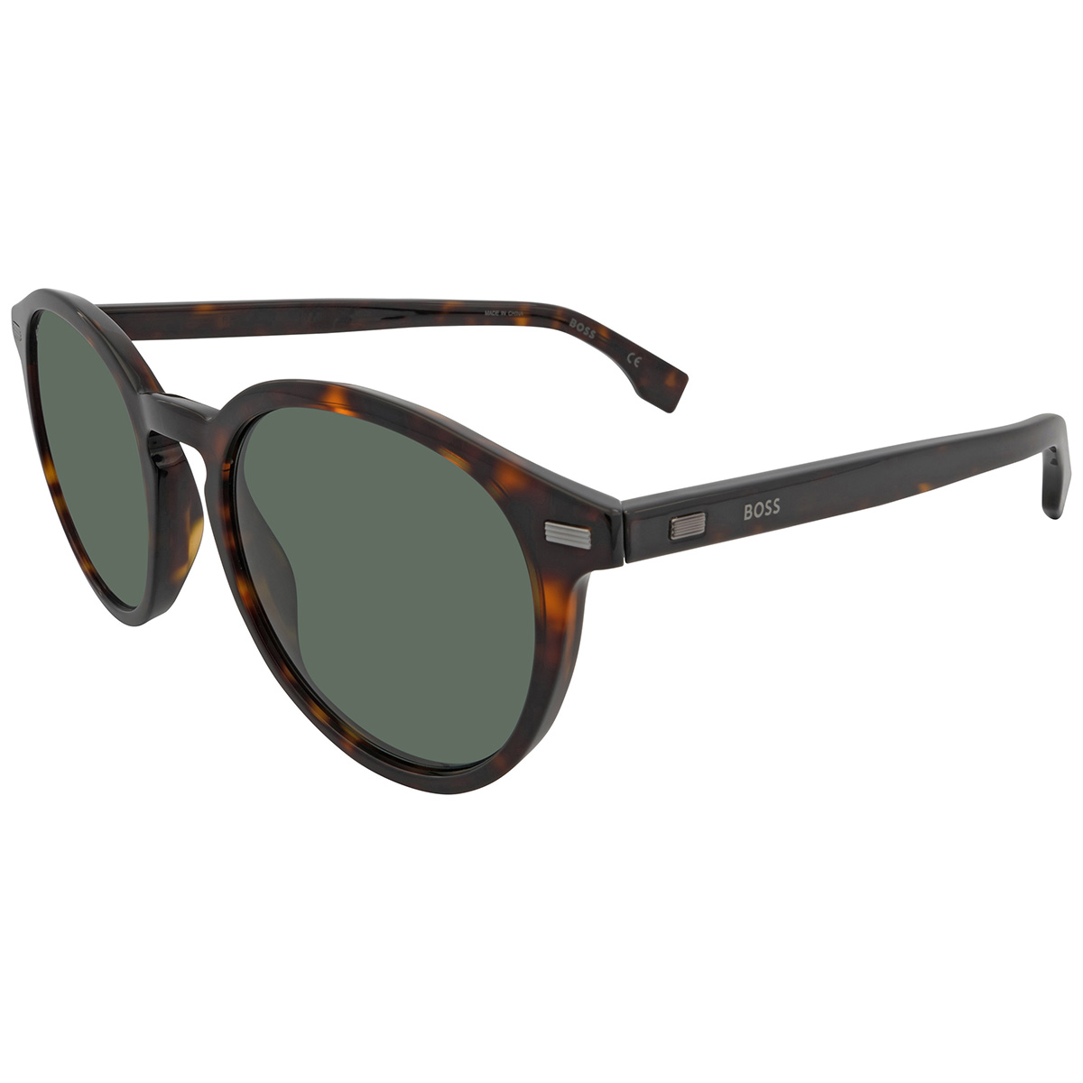 Hugo Boss Green Round Men's Sunglasses BOSS 1365/S 0086/QT 51 ...