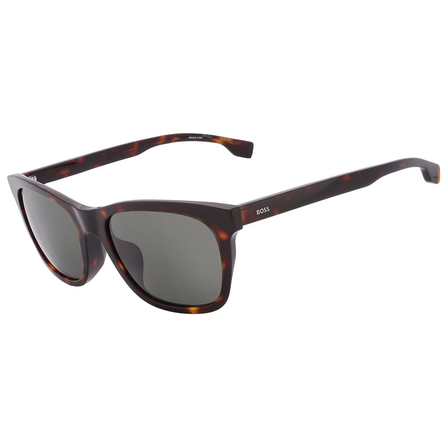 Hugo Boss Green Square Men's Sunglasses BOSS 1555/O/F/S 0086/QT 56 ...