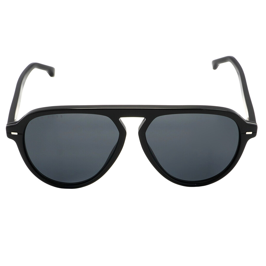 Hugo Boss Grey Pilot Men's Sunglasses BOSS 1126/S 0807/IR 57 ...