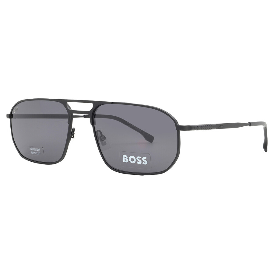 Hugo Boss Grey Navigator Men's Sunglasses BOSS 1446/S 0003/2K 59 ...