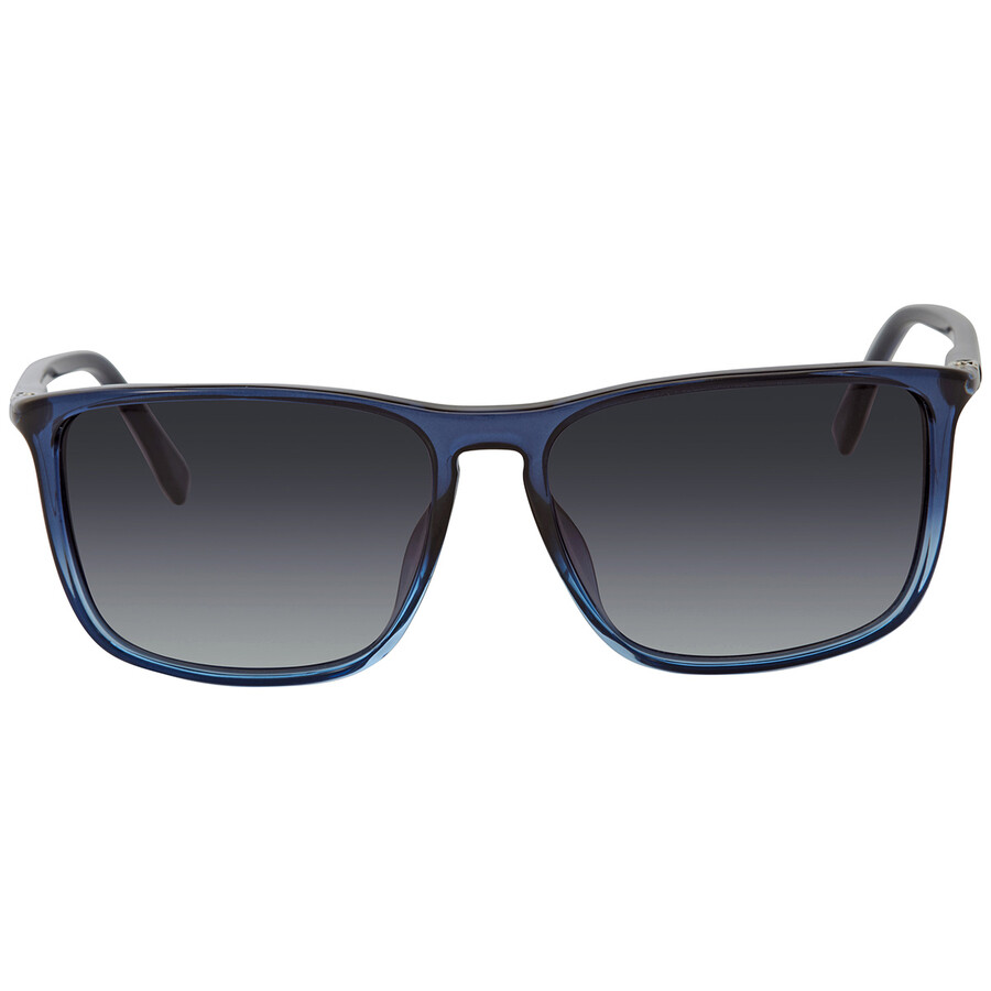 Hugo Boss Grey Rectangular Men's Sunglasses BOSS 0665/N/S 0ZX9/9O 57 ...