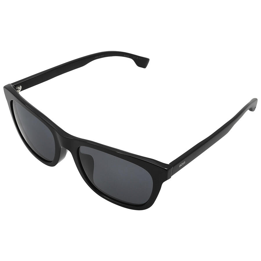 Hugo Boss Grey Square Mens Sunglasses Boss 1555ofs 0807ir 56