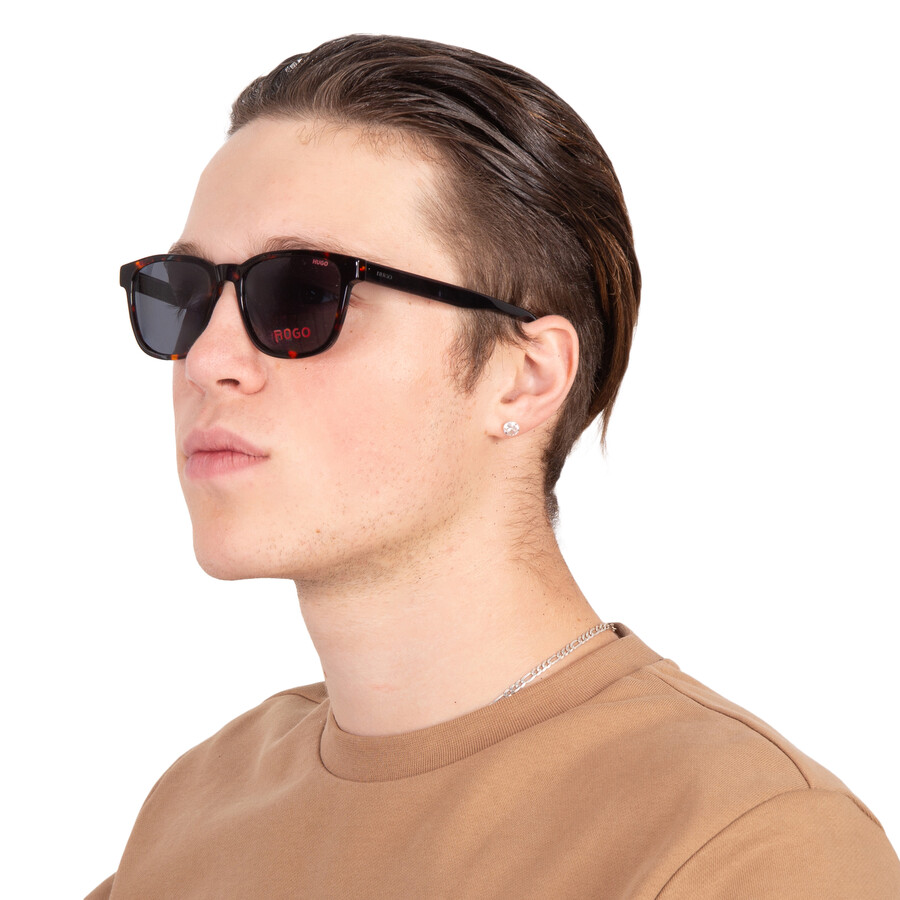 Hugo Boss Grey Square Men's Sunglasses HG 1243/S 0O63/IR 54 ...