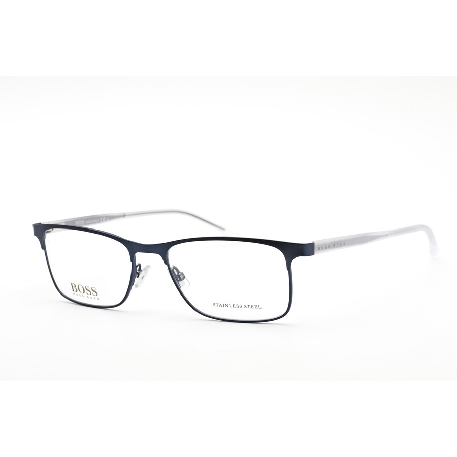 Hugo Boss Men's Blue Rectangular Eyeglass Frames BOSS0967/IT0FLL0054 ...