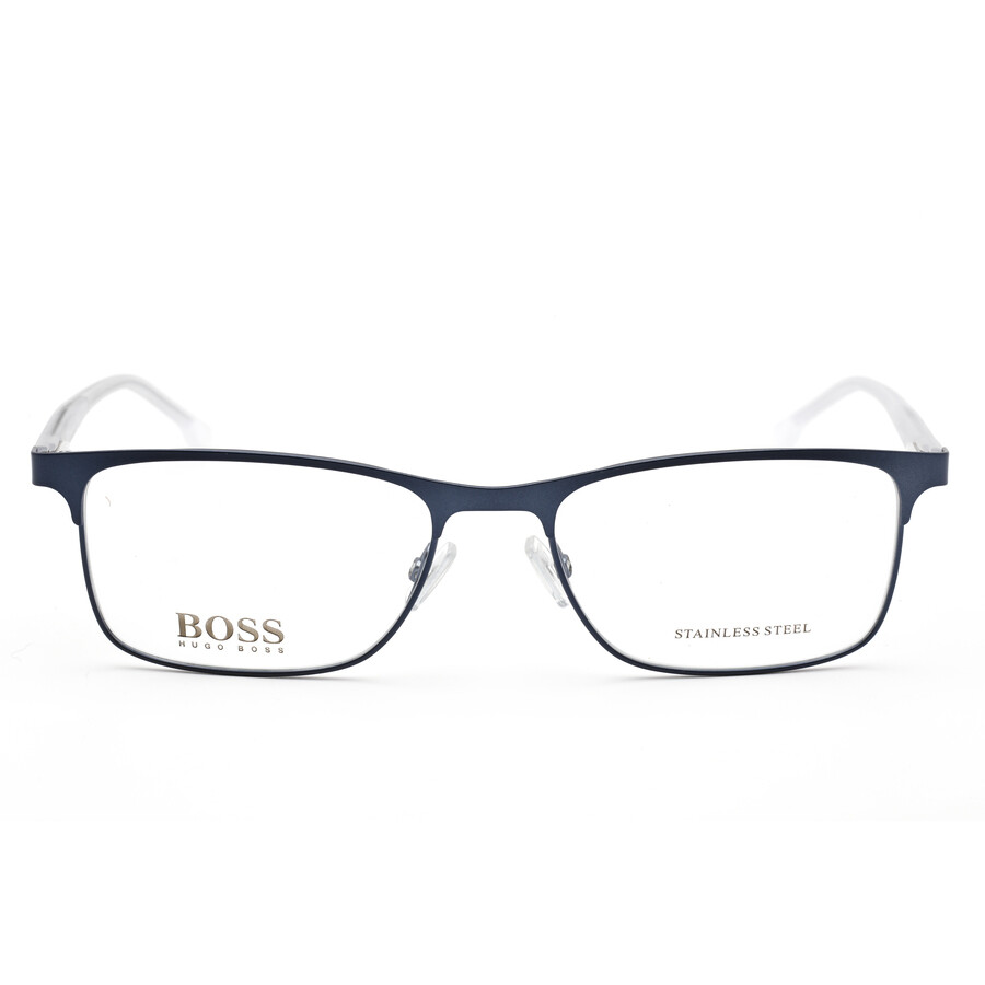 Hugo Boss Men's Blue Rectangular Eyeglass Frames BOSS0967/IT0FLL0054 ...