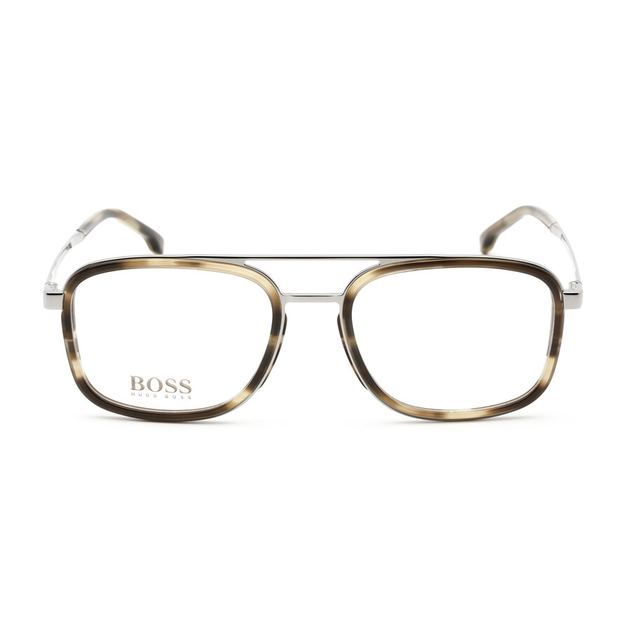 Hugo Boss Men's Brown Rectangular Eyeglass Frames BOSS125506C50054 ...