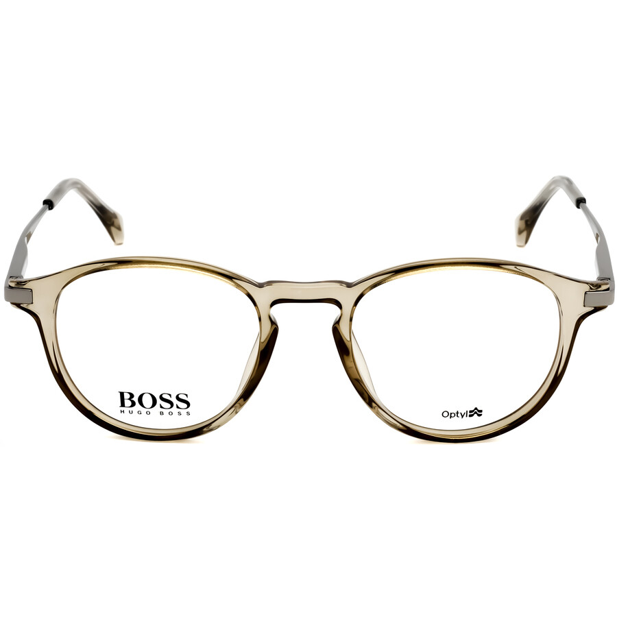 Hugo Boss Men's Brown Round Eyeglass Frames Boss1093009Q0049 ...