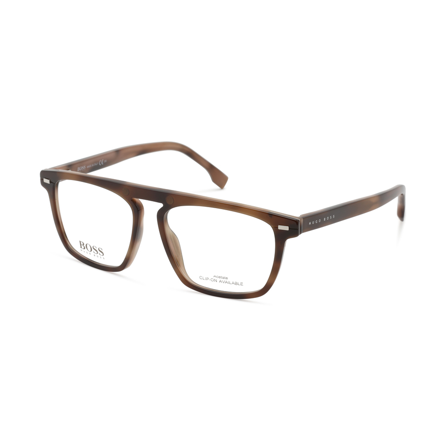 Hugo Boss Demo Rectangular Men's Eyeglasses BOSS 1128 005L 54 ...