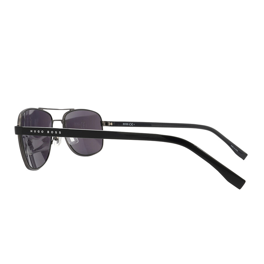 Hugo Boss Polarized Smoke Navigator Men's Sunglasses BOSS 0762/S 0QIL ...