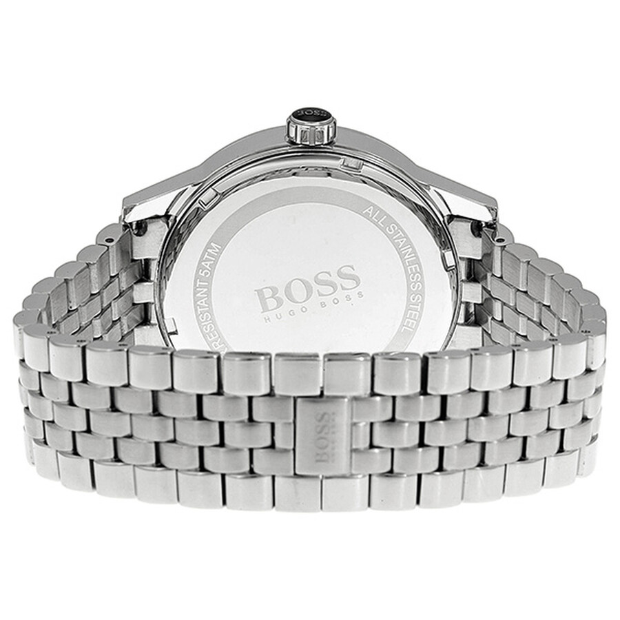 Hugo Boss Silver Dial Stainless Steel Men's Watch 1512791 0885997047944 ...