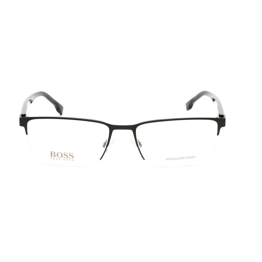 Hugo Boss Unisex Black Rectangular Eyeglass Frames BOSS1302/U00030057 ...