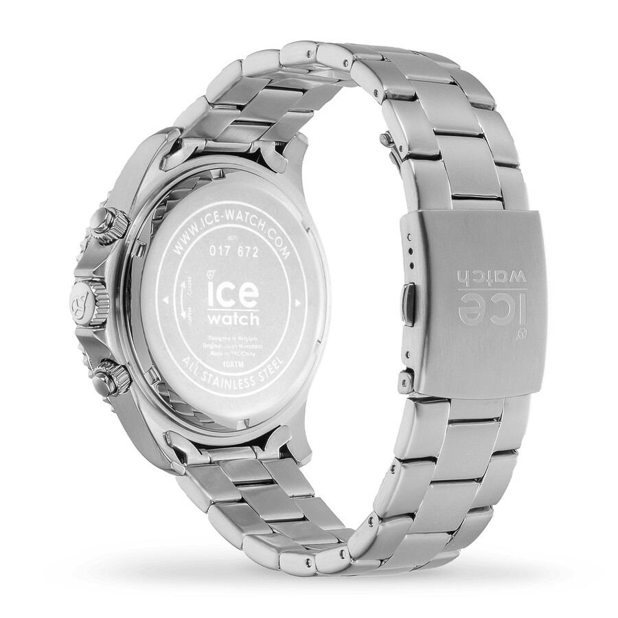 Ice-Watch Chronograph Quartz Blue Dial Stainless Steel Men's Watch ...