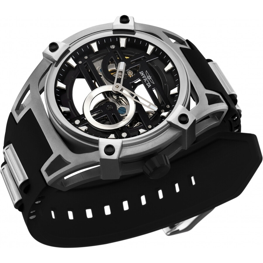 Invicta Akula Automatic Black Dial Black Silicone Men's Watch 32353 ...