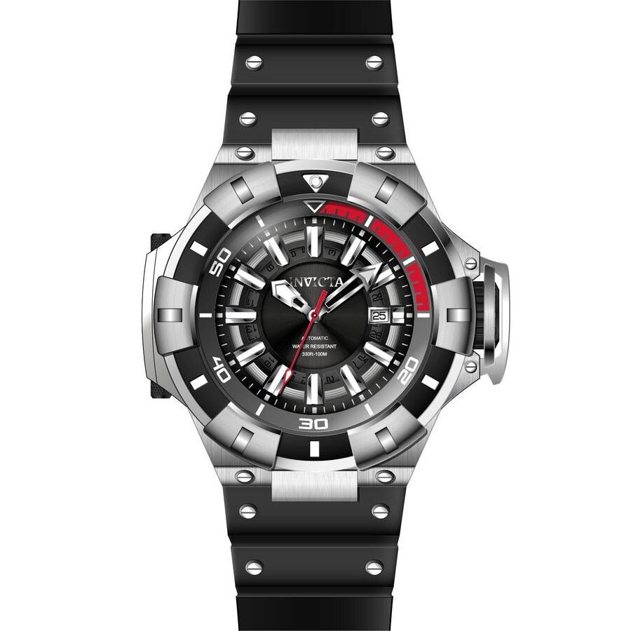 Invicta Akula Automatic Black Dial Men's Watch 31875 886678380442 ...