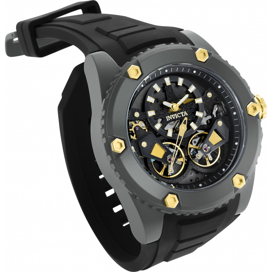 Invicta Akula Automatic Black Dial Men's Watch 35246 886678427185 ...