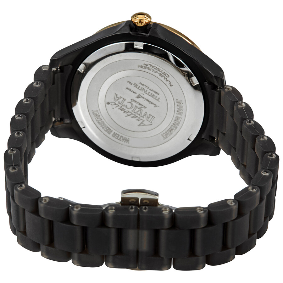 Invicta Anatomic Quartz Black Mother of Pearl Dial Ladies Watch 30363 ...