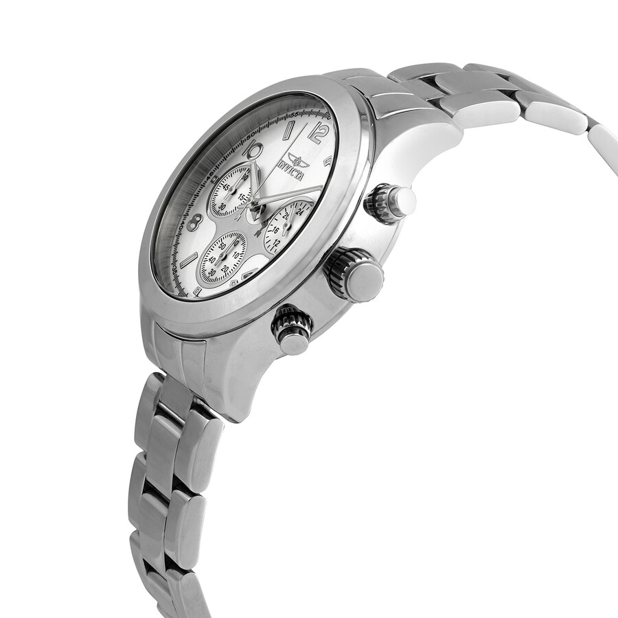 Invicta Angel Chronograph Silver Dial Ladies Watch 19216 886678236893 ...
