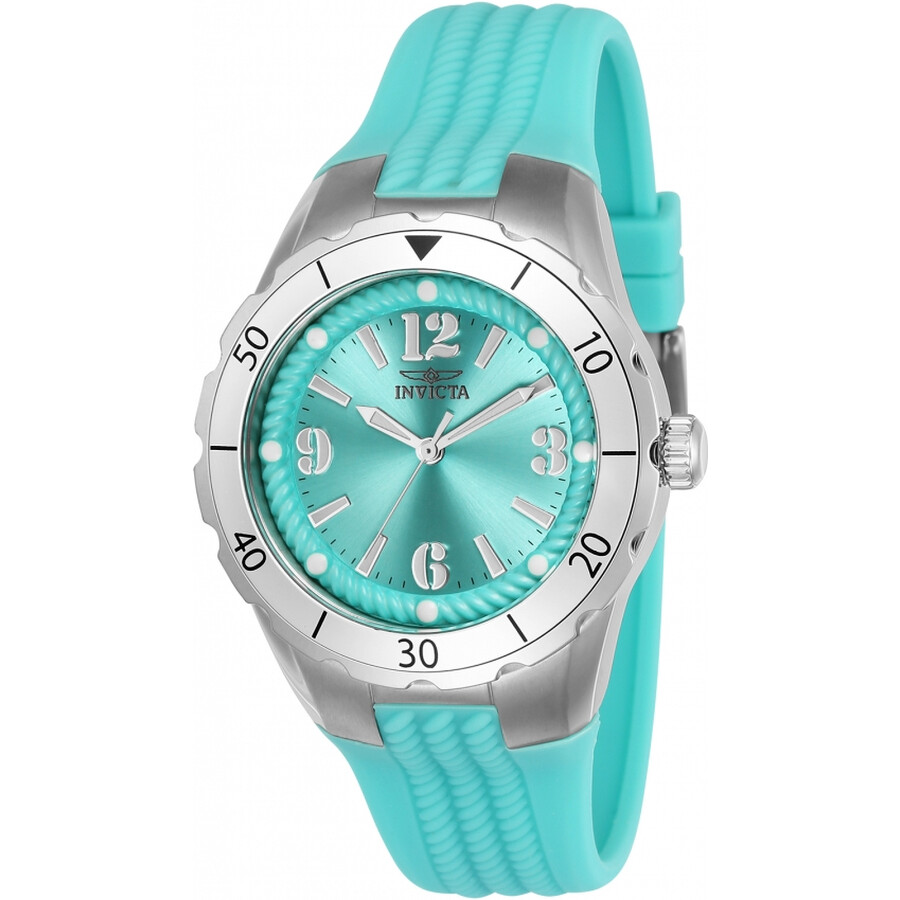 Invicta Angel Quartz Light Blue Dial Ladies Watch 24124 886678292936 ...
