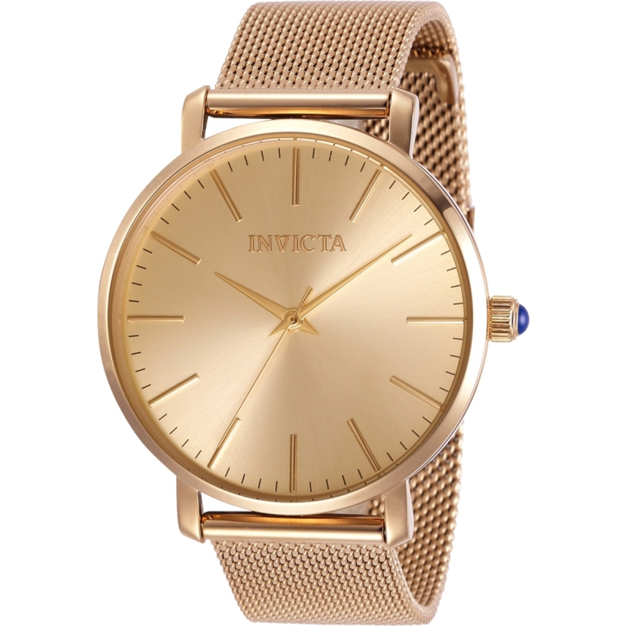 Invicta Angel Quartz Rose Dial Rose Gold-tone Ladies Watch 31072 ...