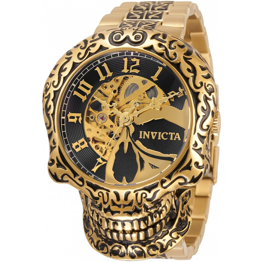 Invicta Artist Skull Automatic Men's Watch 35109 886678421701 - Watches ...