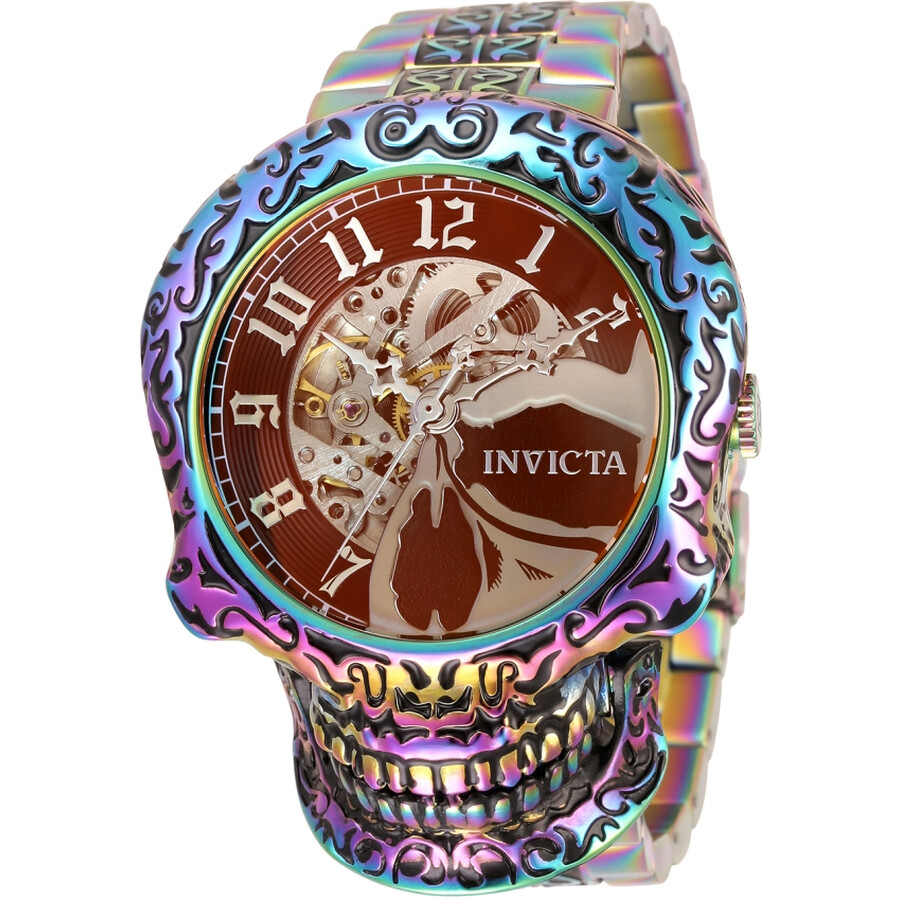 Invicta Artist Skull Automatic Men's Watch 35110 886678421718 - Watches ...