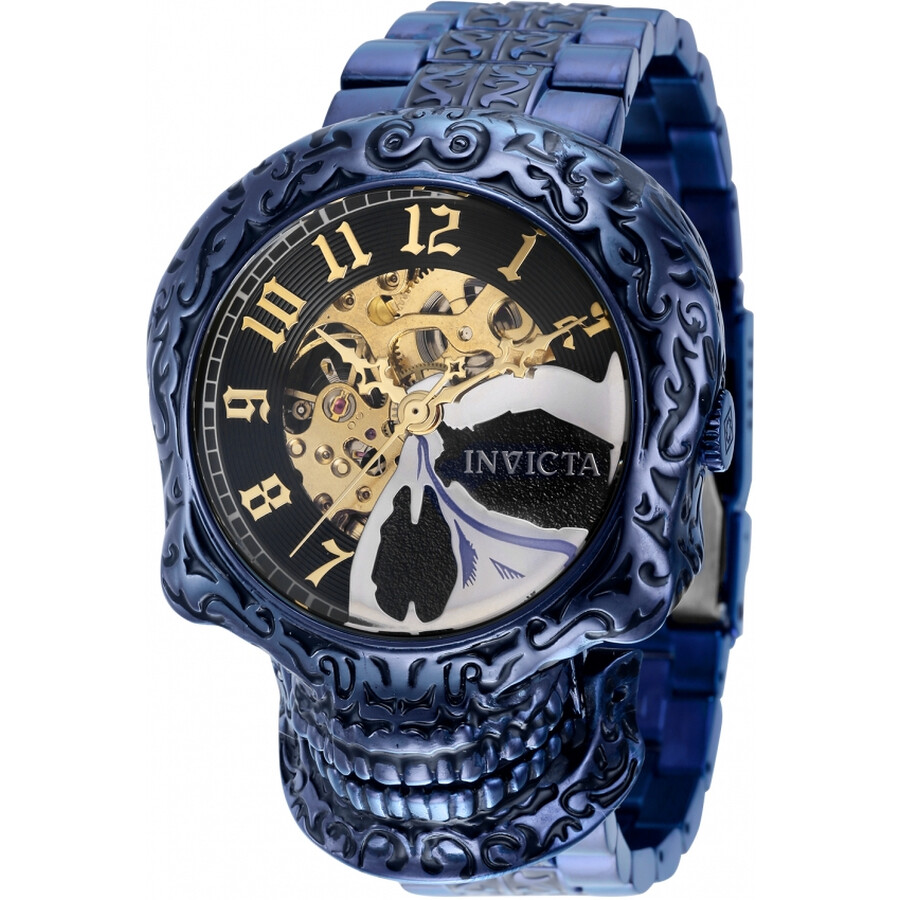 Invicta Artist Skull Automatic Men's Watch 40754 886678546626 - Watches ...