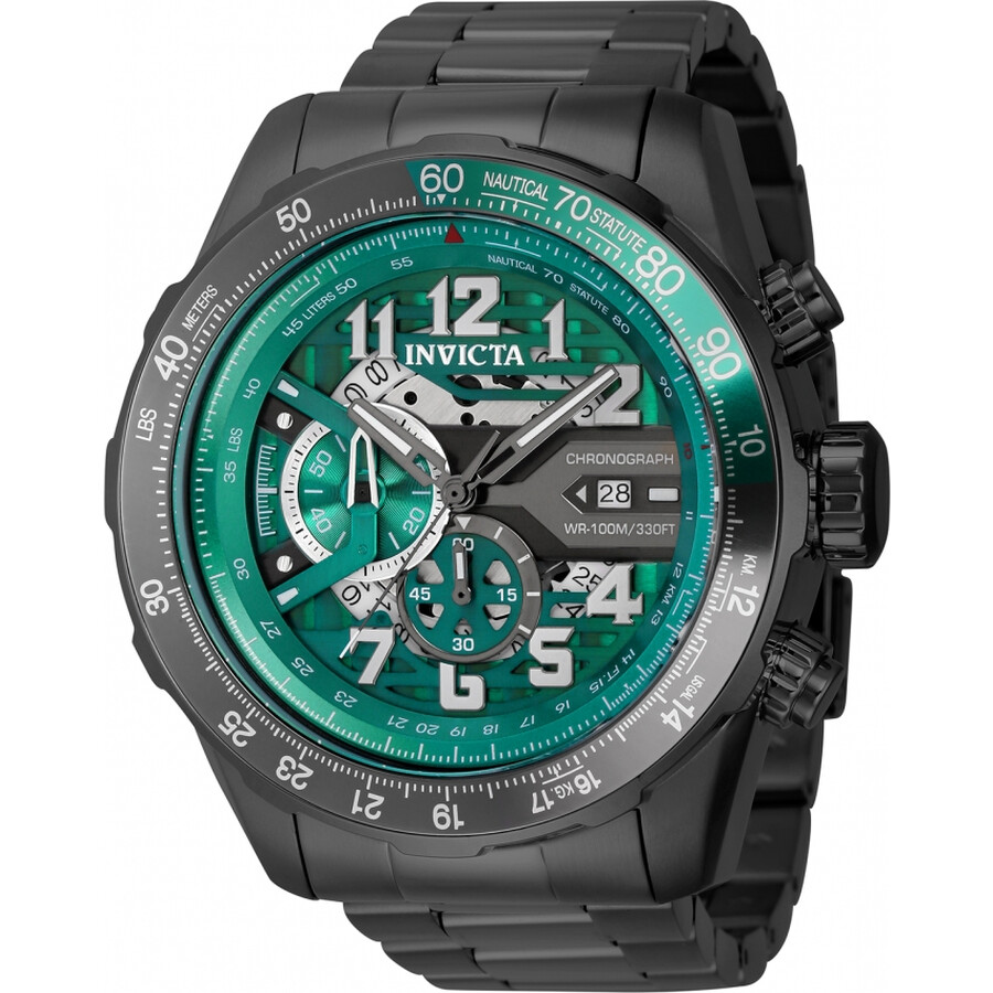 Invicta Aviator Chronograph Quartz Men's Watch 36677 886678449439 ...