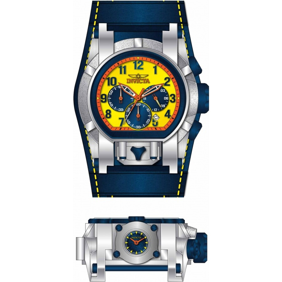 Invicta Bolt Bolt Zeus Magnum Chronograph GMT Quartz Men's Watch 37249 ...