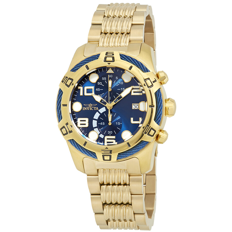 Invicta Bolt Chronograph Blue Dial Men's Watch 25549 886678309078 ...