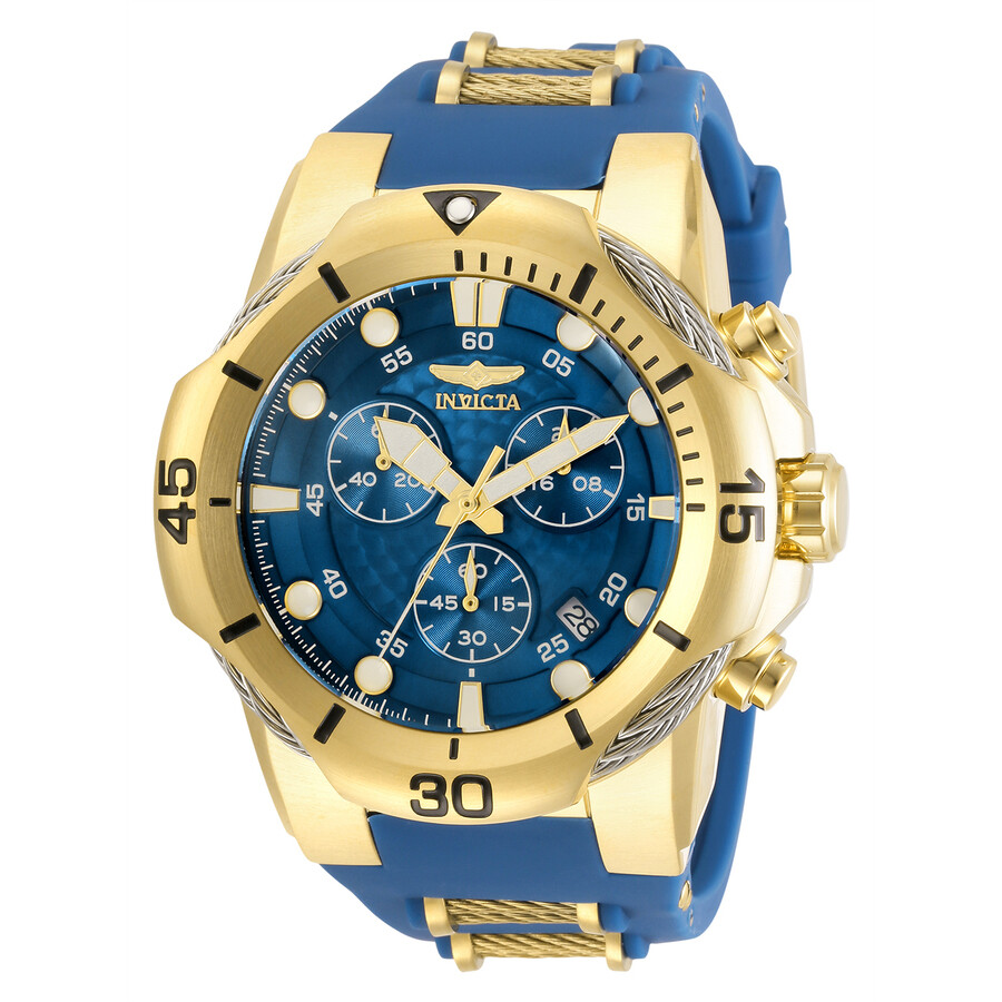 Invicta Bolt Chronograph Quartz Blue Dial Men's Watch 31169 ...