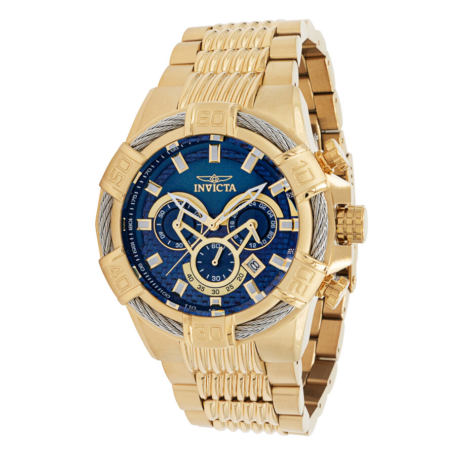 Invicta Bolt Chronograph Quartz Blue Dial Men's Watch 38954 ...