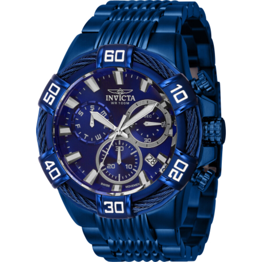 Invicta Bolt Chronograph Quartz Blue Dial Men's Watch 40909 ...