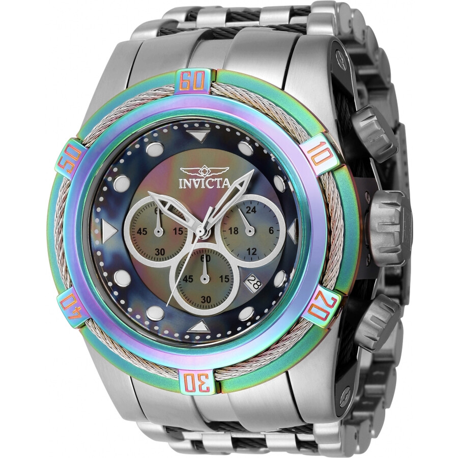 Invicta Bolt Zeus Chronograph GMT Quartz Men's Watch 43353 886678575206 ...