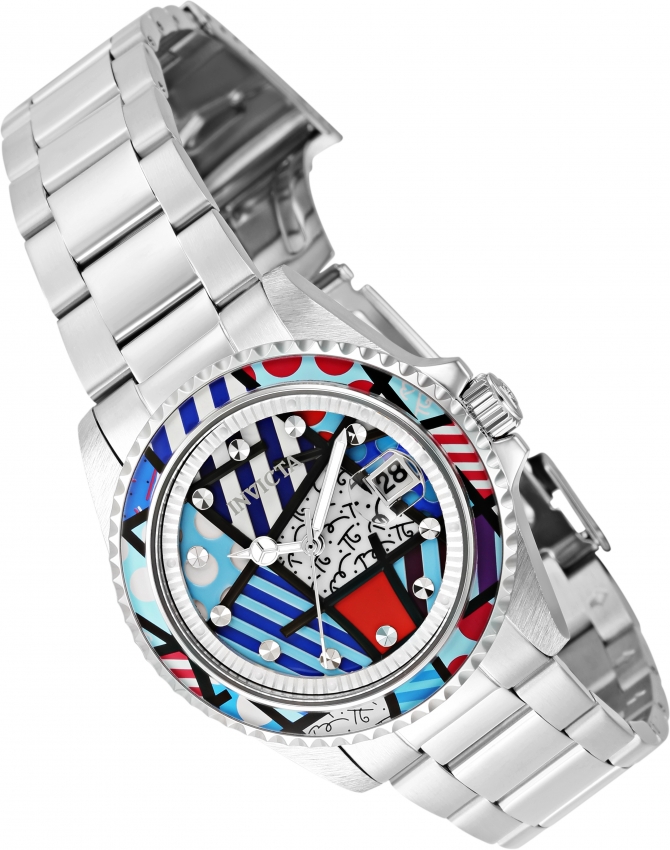 Invicta Britto Quartz Multi-Colored Romero Britto Dial Ladies Watch ...