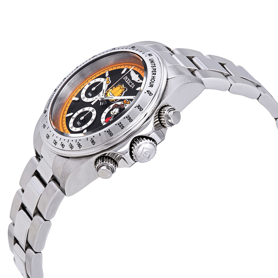 Invicta Character Collection Garfield Black Dial Chronograph Men's ...