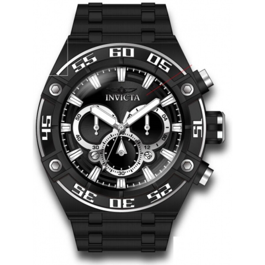 Invicta Coalition Forces Chronograph Black Dial Men's Watch 37645 ...