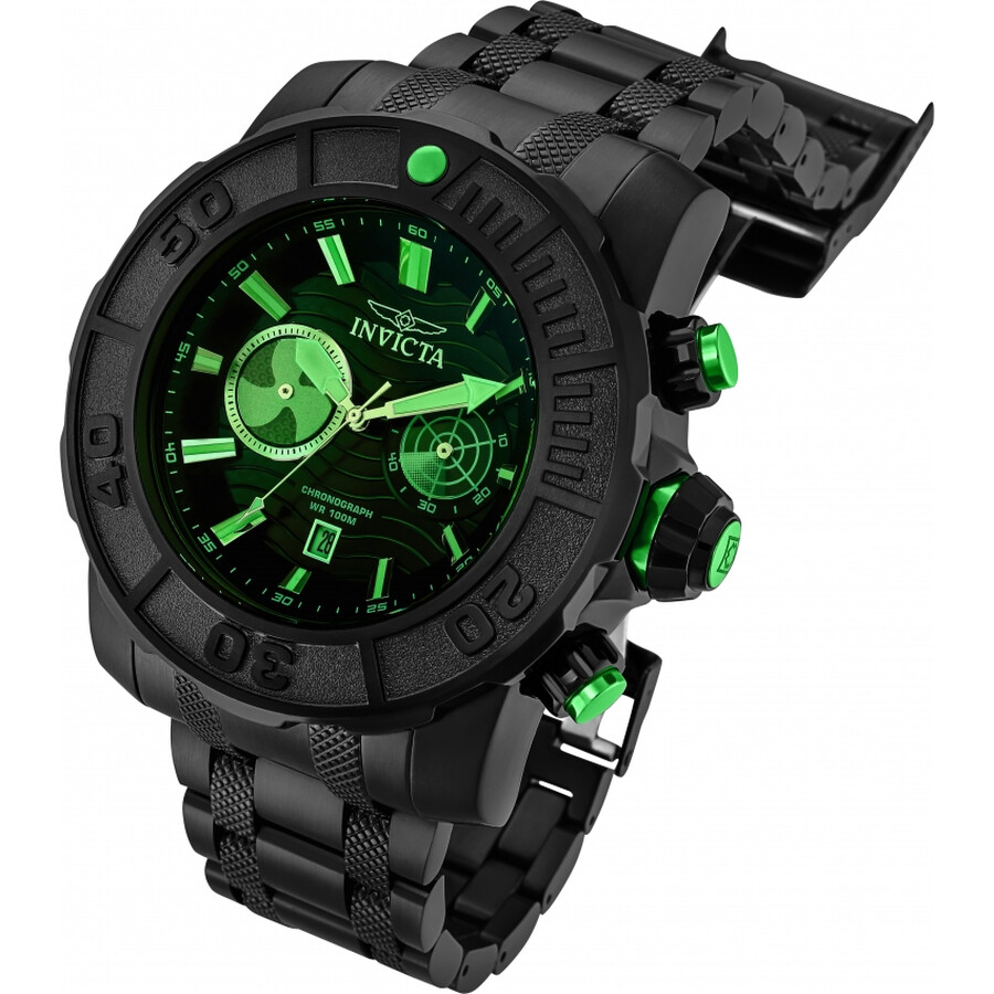 Invicta Coalition Forces Chronograph Quartz Black Dial Men's Watch ...