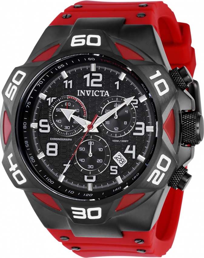 Invicta Coalition Forces Chronograph Quartz Black Dial Men's Watch ...