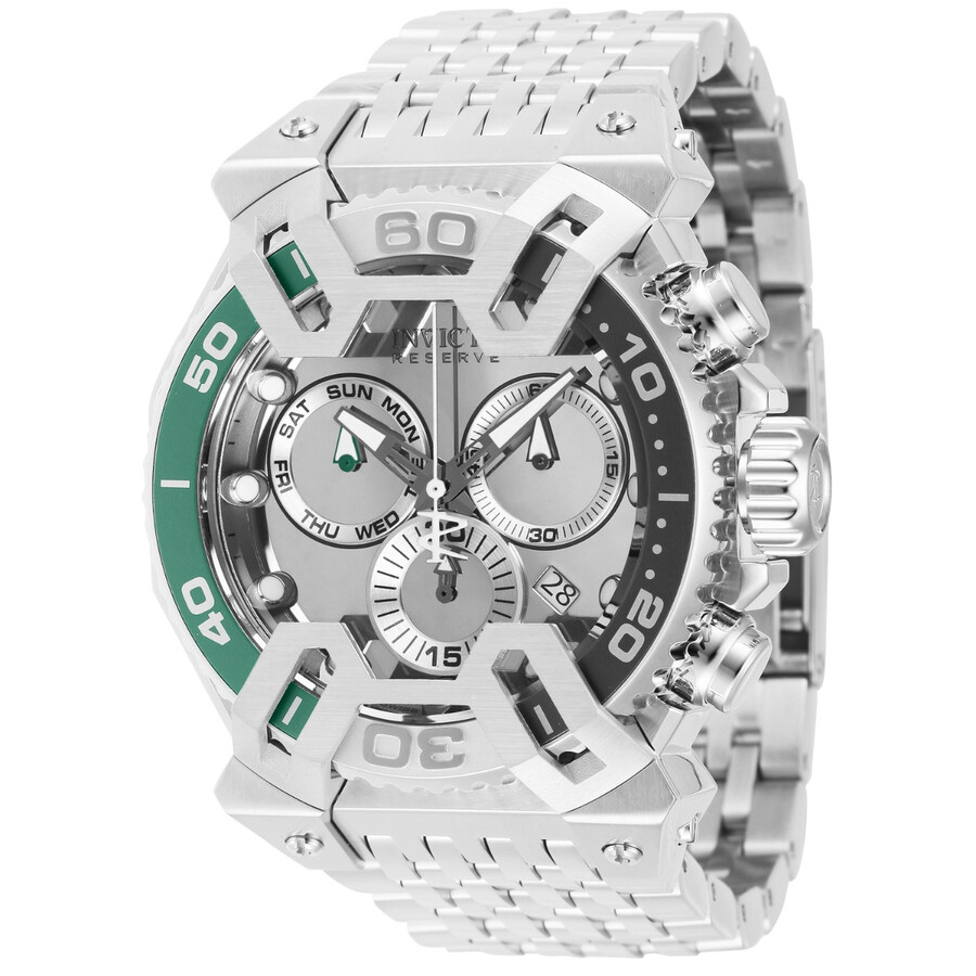 Invicta Coalition Forces X-Wing Chronograph Date Quartz Silver Dial ...