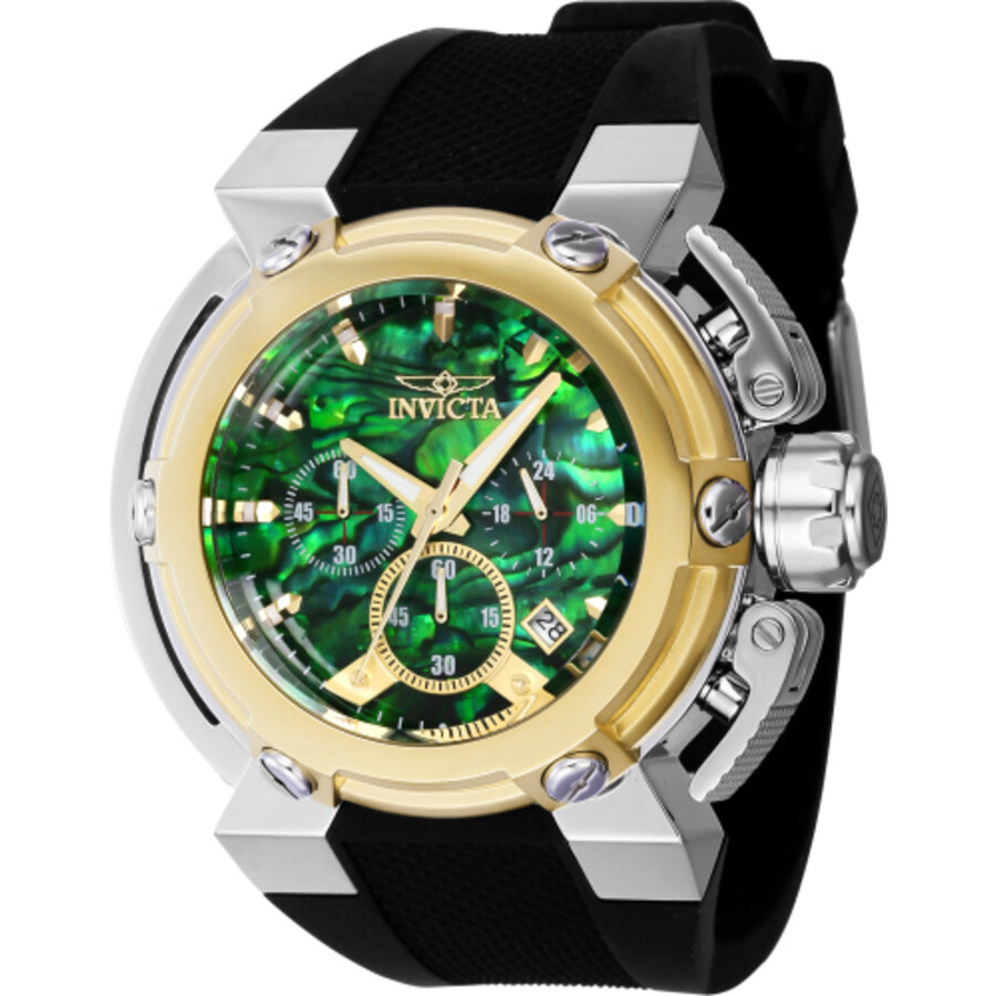 Invicta Coalition Forces X-Wing Chronograph GMT Quartz Green Dial Men's ...